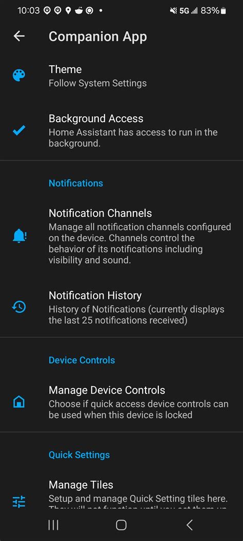 Android Auto Not Showing Up Home Assistant Companion For Android