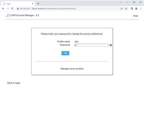 Debian 12 Bookworm OpenLDAP LDAP Account Manager Server World