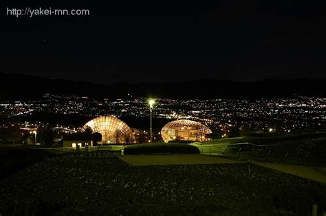 笛吹川フルーツ公園 山梨県山梨市の夜景 夜景を見に行かNight