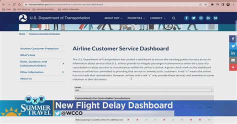 New Flight Delay Dashboard Released Cbs Minnesota