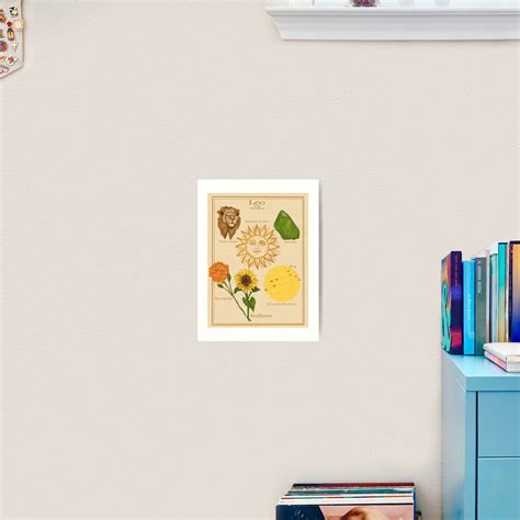 Zodiac Astrology Vintage Style Poster Leo Poster For Sale By