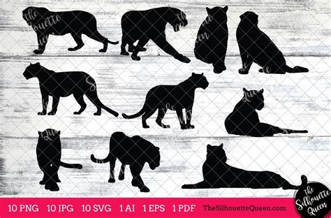 Black Panther Svg Panther Monogram Panther Svg Filecuttable Panther