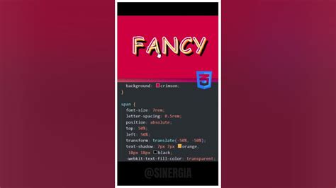 Genial Efecto De Texto Con Html And Css 🔥🔥 Shorts Youtube