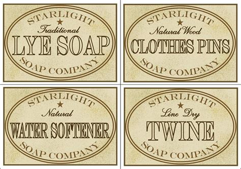 Prim Labels Primitive Labels Primitive Pantry Labels Canning Jar Labels
