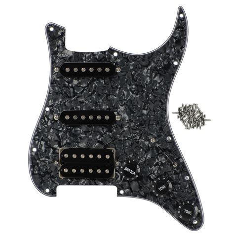 Aliexpress Buy New Black Pearl SSH Loaded Prewired Guitar