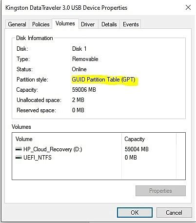 GPT Partitioned USB Device Not Booting Windows Spiceworks Community