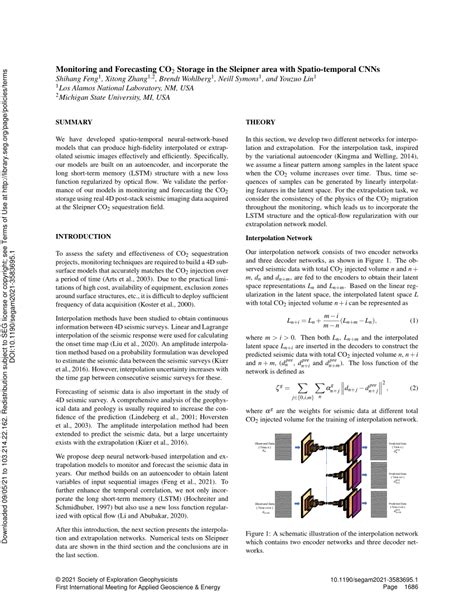 Pdf Monitoring And Forecasting Co 2 Storage In The Sleipner Area With