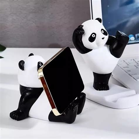 Figurki Pandy Do Wn Trza Uniwersalny Uchwyt Na Stojak Na Telefon Kom