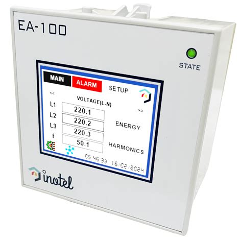 Energy Analyzer With Ethernet Output Ea 100e Tcpip And Modbus