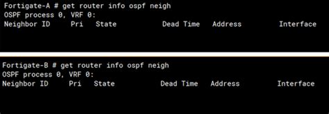 Troubleshooting Tip Unable To See Ospf Neighbor Fortinet Community