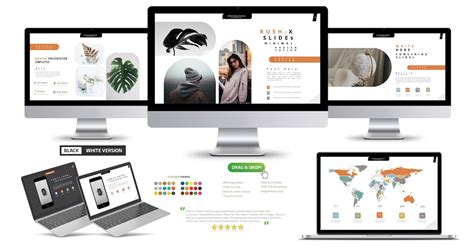 Шаблоны презентаций Rush X Keynote Presentation Templates Включая