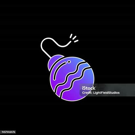 폭탄 블루 그라데이션 벡터 아이콘 그라데이션에 대한 스톡 벡터 아트 및 기타 이미지 그라데이션 로고 무기 Istock