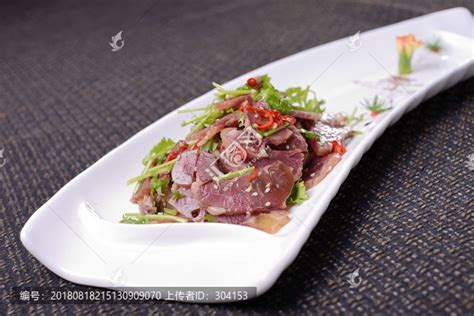 香菜拌牛腱 中国菜系 食品餐饮 摄影素材 汇图网www huitu