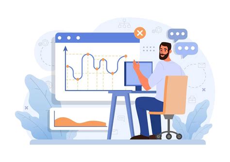 Business Processes Optimization Productive Employee Analyzing Vector Art At Vecteezy