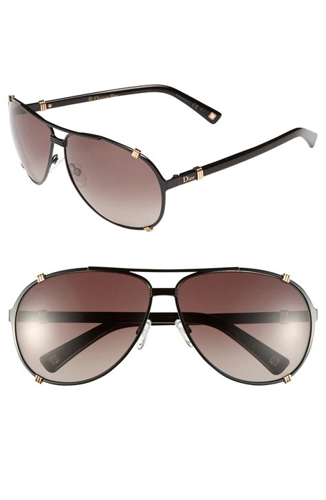 Dior Chicago 63mm Metal Aviator Sunglasses Nordstrom