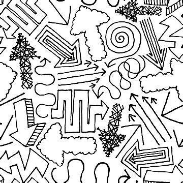 Set Of Marker Arrows Sketch Marker Curve Vector Sketch Marker Curve PNG And Vector With
