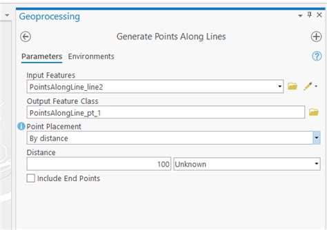 solved create points along line with distance in field esri community