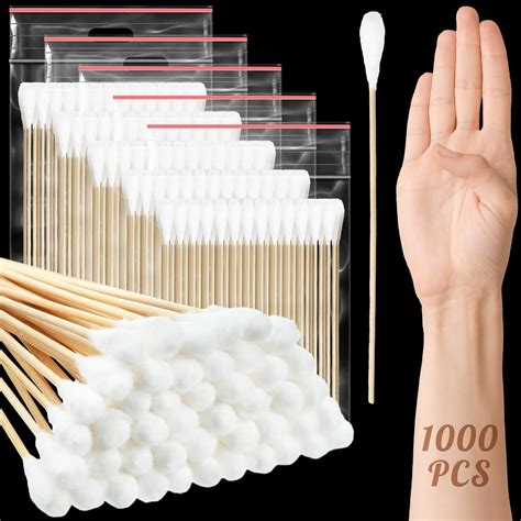 Large Oversized Swabs Pack Of 100 Extra Long 8 Cotton