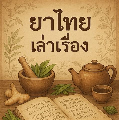 ยาไทยเล่าเรื่อง สมุนไพรไทย ทางเลือกธรรมชาติในการบรรเทาโรค ประเทศไทยเป็นแหล่งรวมสมุนไพรที่มี