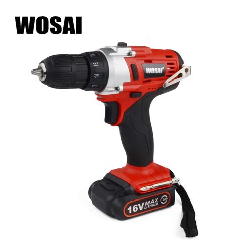 Aliexpress Buy WOSAI 16V Two Speed Rechargeable Hand Drill