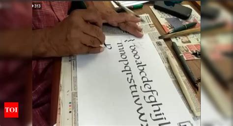 Viewers Learn Calligraphy Art Through Virtual Class Events Movie News Times Of India