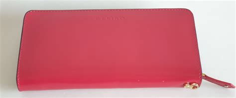 Cefiro Vegan Leather Wallet Premium Pink Blue Dazzle Bag