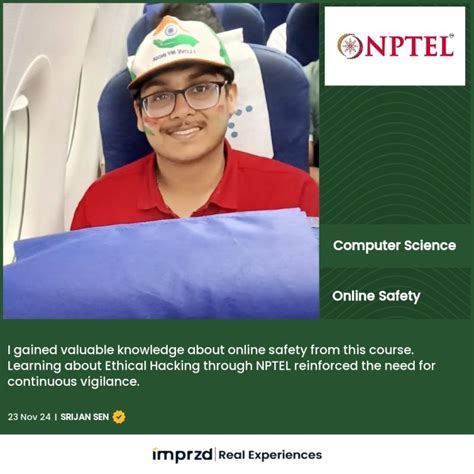 srijan sen on linkedin nptel