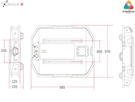 Agilex Tracer Autonomous Mobile Robot Transporte Interno Autônomoagv De Alta Velocidade 100