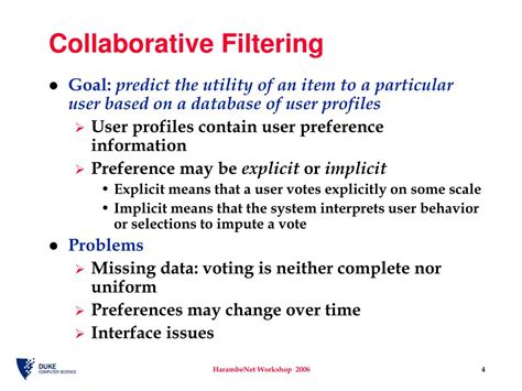 PPT Collaborative Filtering A Tutorial PowerPoint Presentation Free Download ID 4634418