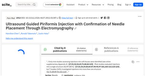 Ultrasound Guided Piriformis Injection With Confirmation Of Needle