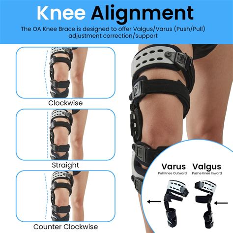 Double Upright Oa Unloader Knee Brace Medial And Lateral Support L1852