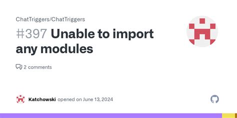 unable to import any modules · issue 397 · chattriggers chattriggers