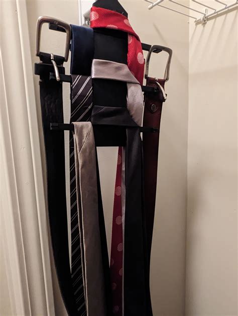Tie And Belt Display Rack By Orlando Marin Download Free Stl Model