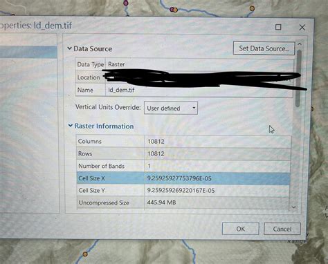 Find Dem Resolution In Meters R Gis