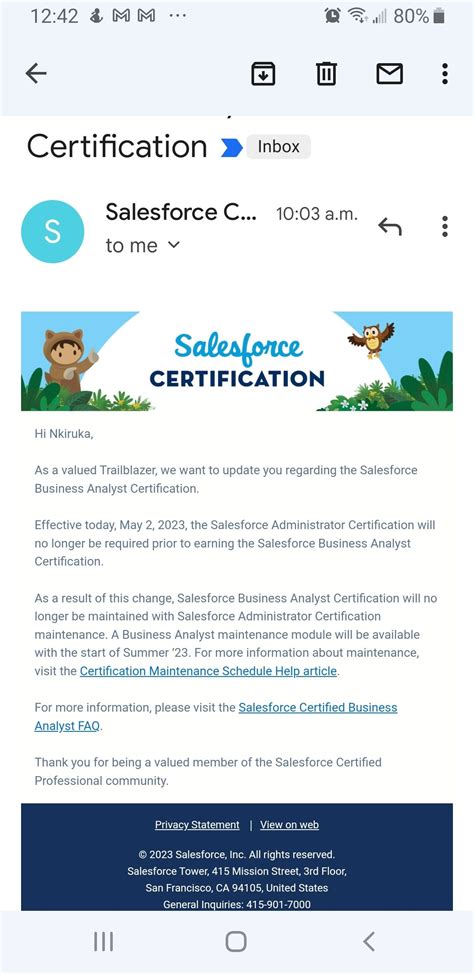 Salesforce Trailblazercommunity Ohana Salesforcebusinessanalyst