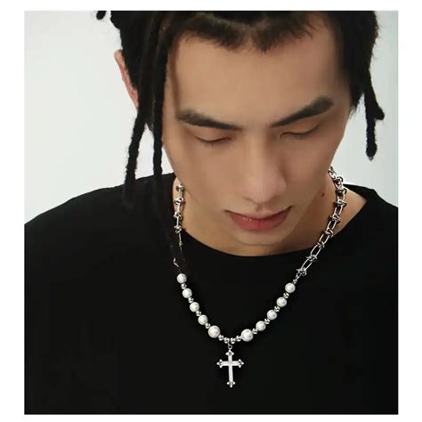 Mens Pearl Necklace With Pendant Special Pearl Necklace