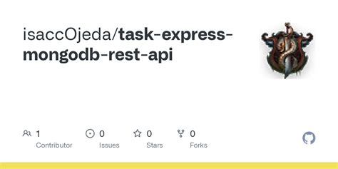 Github Isaccojedatask Express Mongodb Rest Api