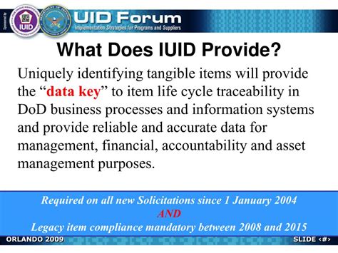 Ppt Item Unique Identification Iuid Basics Tutorial 101 Powerpoint