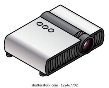Data Projector Stock Vector Royalty Free Shutterstock