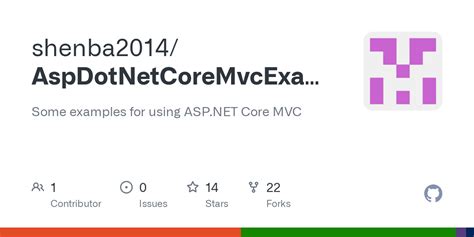 GitHub Shenba AspDotNetCoreMvcExamples Some Examples For Using ASP NET Core MVC