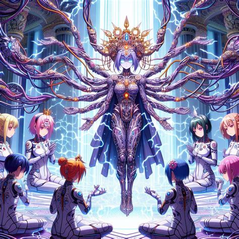 Anime Cyber Goddess By Fawsums On Deviantart
