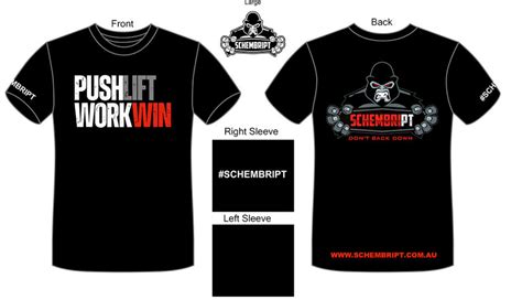 2024 Push Lift Work Win Shirt Schembri Pt