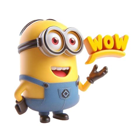 Premium Psd 3d Character Say Wow