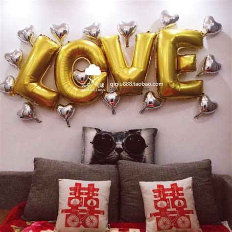 Love铝膜字母520七夕气球布置婚庆装饰摆设拍照婚房用品网红盒虎窝淘 Love铝膜字母520七夕气球布置婚庆装饰摆设拍照婚房用品网红盒虎窝淘