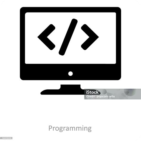 Programming And Coding Icon Concept Stock Illustration Download Image Now Coding Concepts