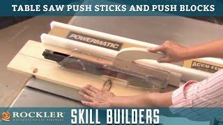Table Saw Push Sticks Woodworking Challenge
