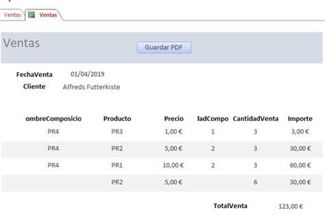 Como Generar Un Archivo Pdf Y A Su Vez Introducirlo En Una Tabla Access