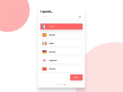 Language Learning App UI Concept Freebie Supply