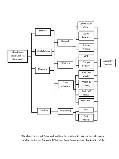 Theoritical Framework Pdf Microfinance Loans