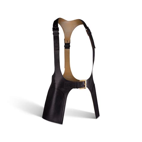 Exo Harness Black Python Premium Selection — Lidia May Ethical Luxury Leather Goods